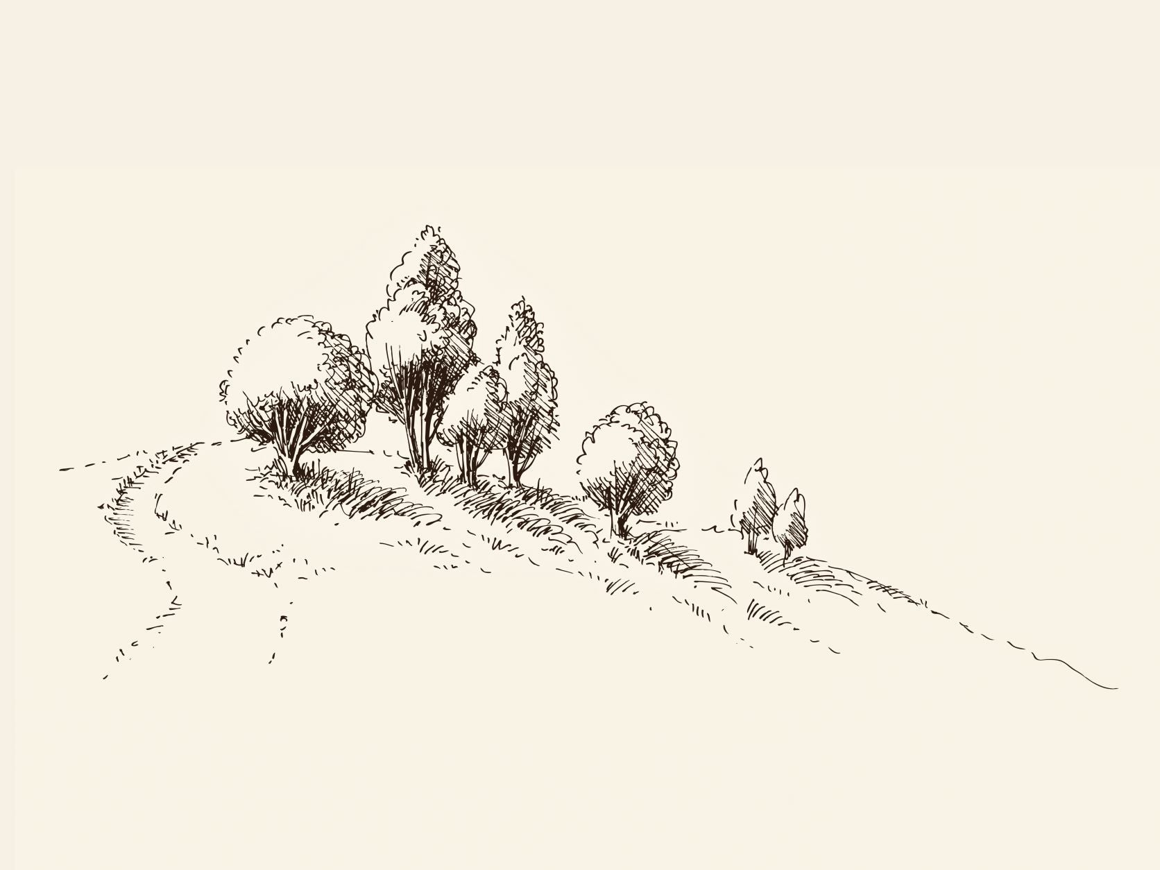 Hilltop Trees – Collection Prints